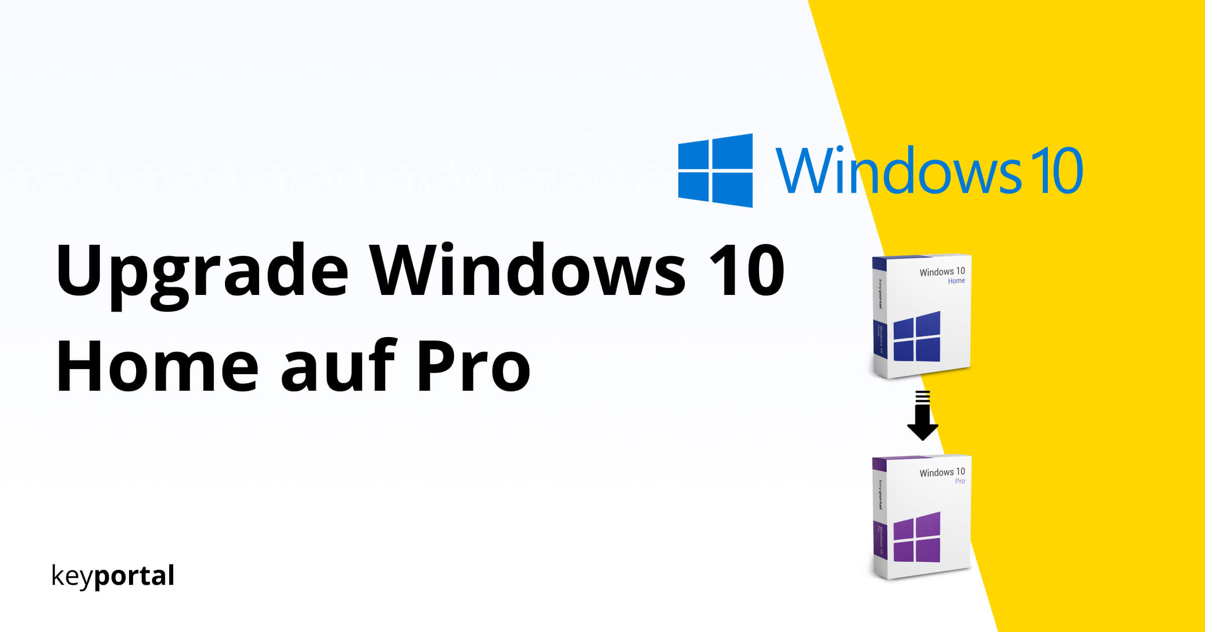 Upgrade Windows 10 Home auf Windows 10 Pro Guide - keyportal.it